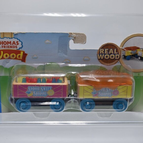 Mattel | Toys | Thomas Friends Real Wood Candy Cars Sodor Sweet Shoppe ...